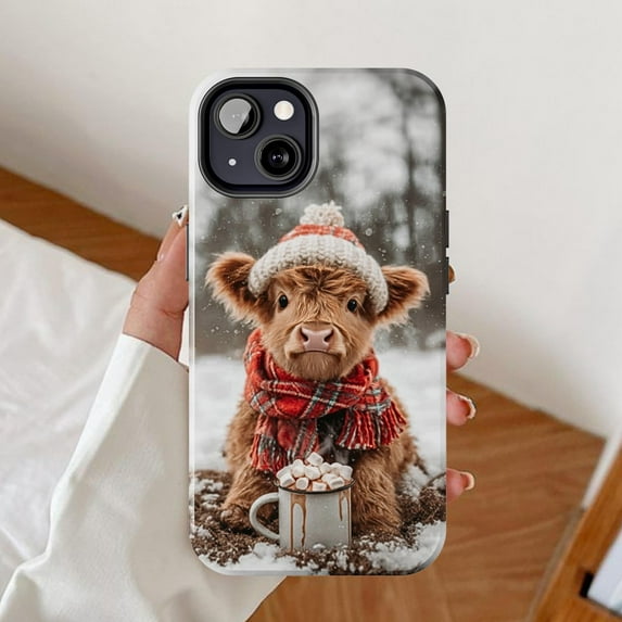 Christmas Winter Forest Farm Animal Rustic Holiday Phone Case 17 16 15 ...