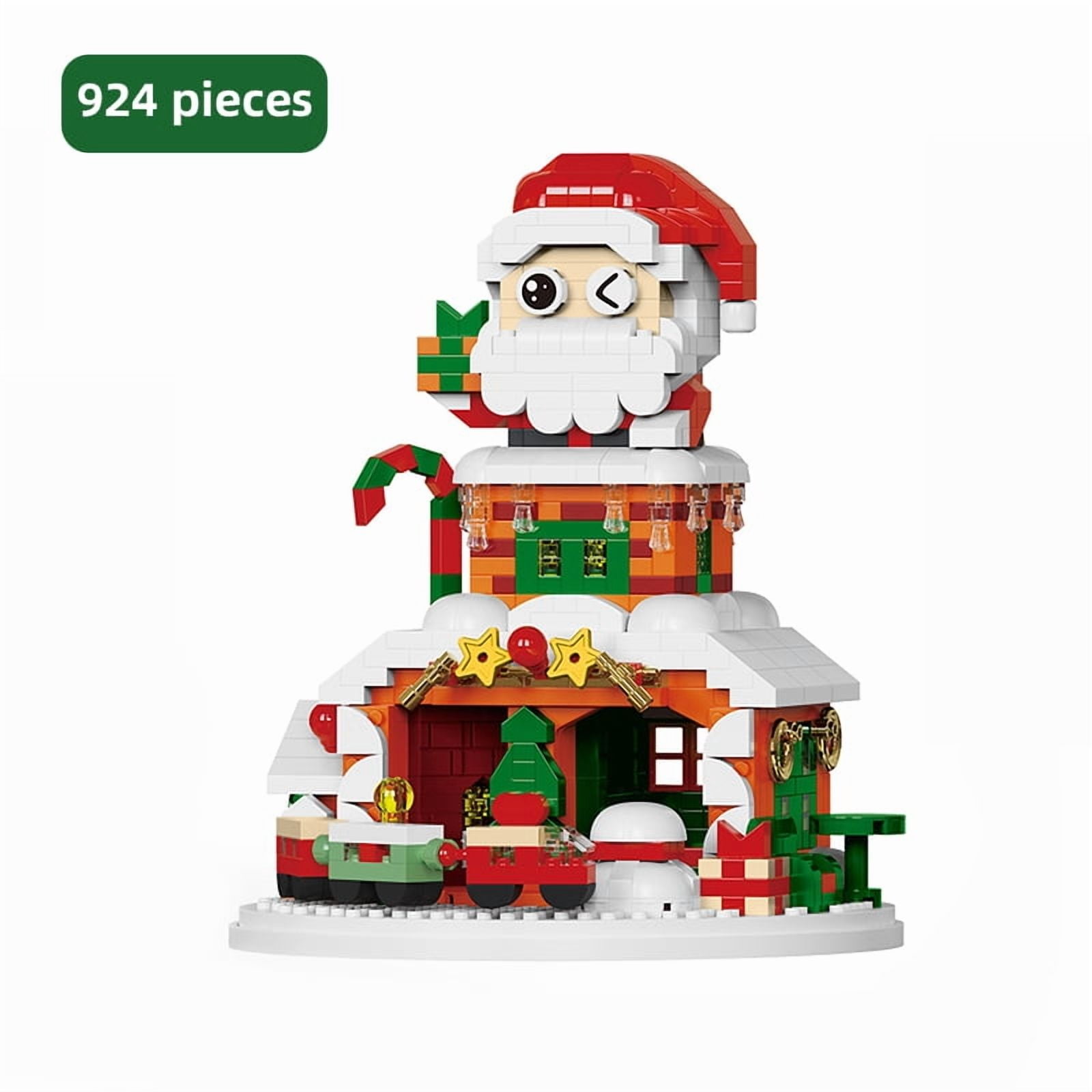 Christmas Winter Village Building Blocks Set for Adults, 924Pieces ...