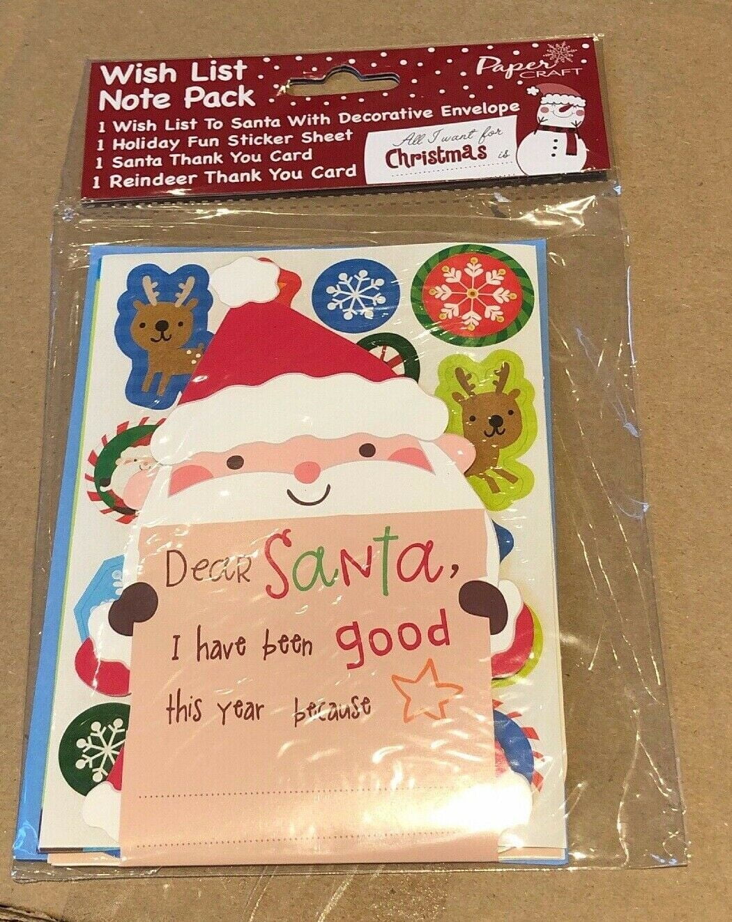 Christmas Wish List Note Pack (48 Units Included) - Walmart.com