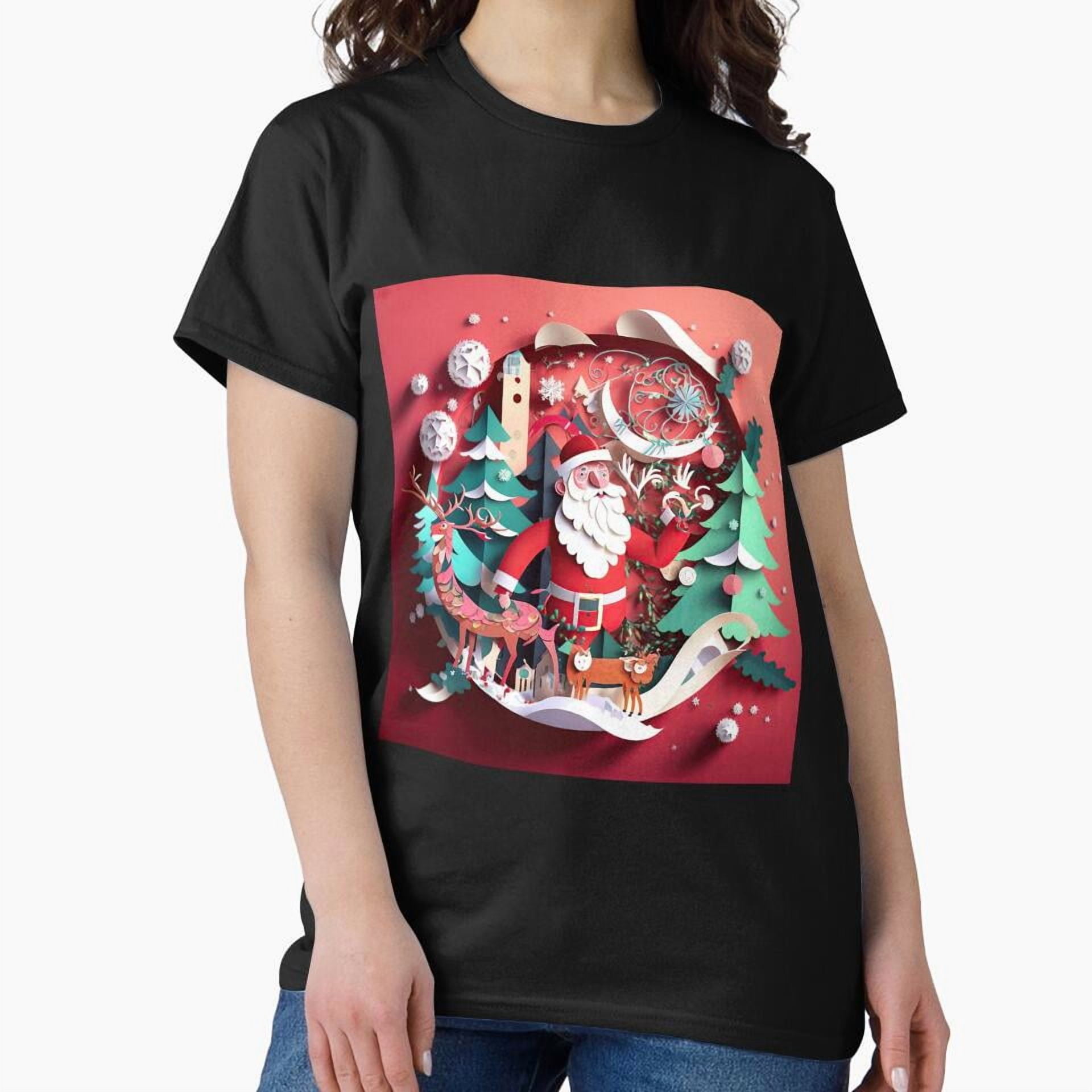 Christmas With Paper With A Festive Holiday Scene And A Craft Vibe ...