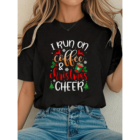 Christmas Women Adult Shirt – Stylish Holiday Graphic Tee, Perfect for ...