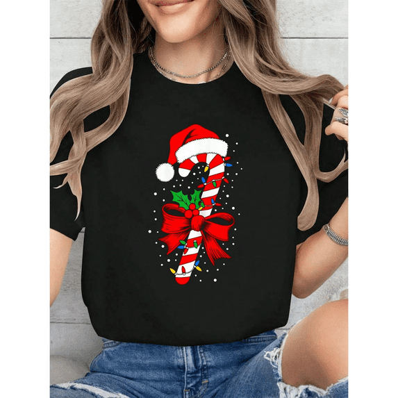 Christmas Women Adult Shirt – Stylish Holiday Graphic Tee, Perfect for ...