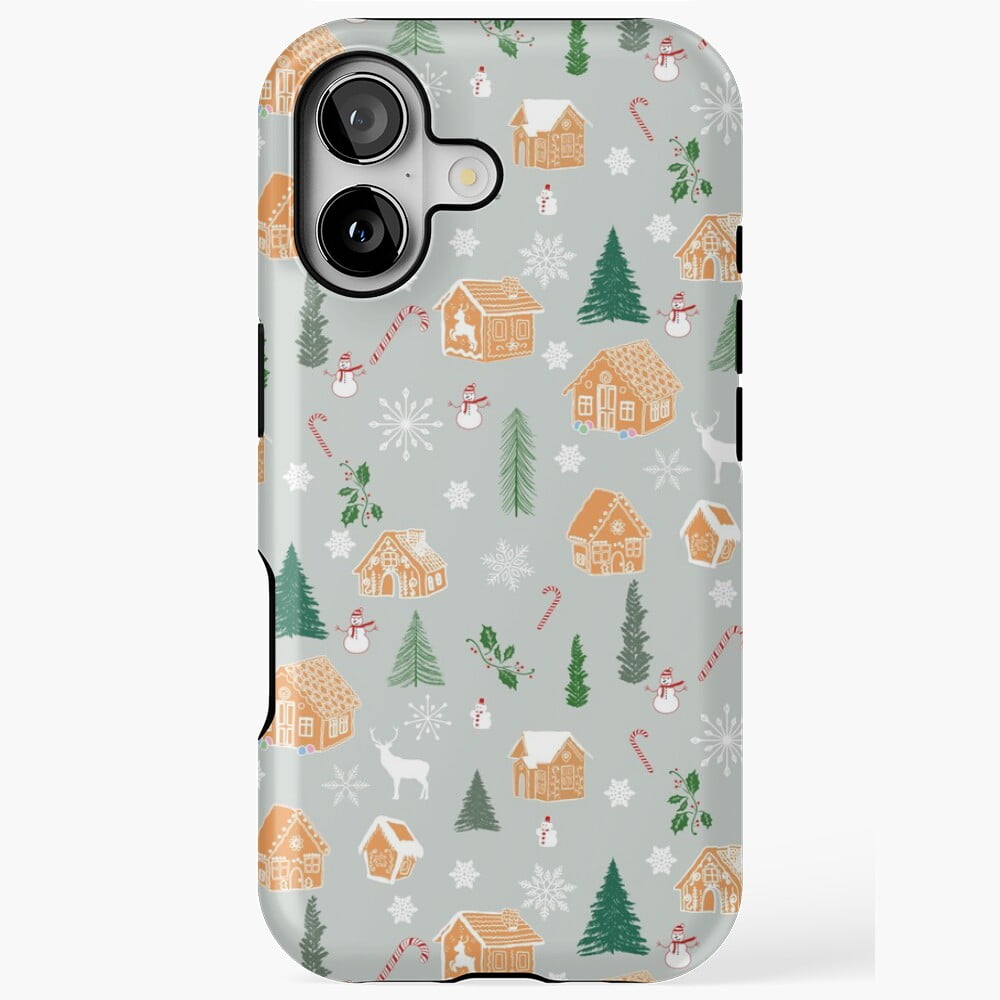 Christmas Wonderland Festive Holiday Winter Scene Phone Case for iPhone ...