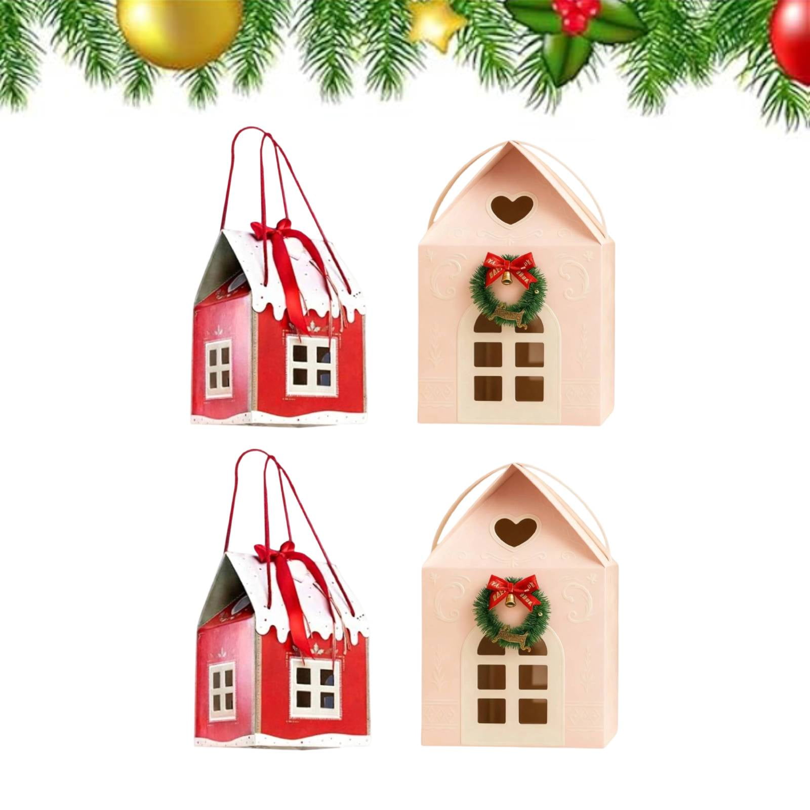 Christmas Wonderland Gift Box For Candy, Christmas Cottage Gift Box A ...