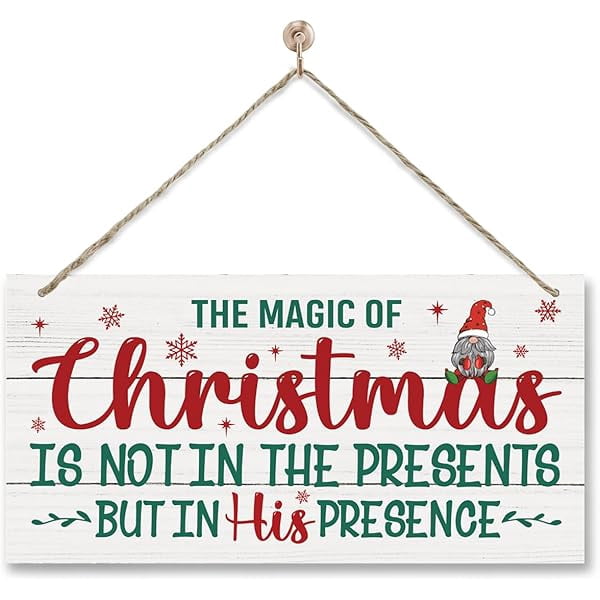 Christmas Wood Sign, Decorative Wooden Plaque Sign, Classroom Decor ...