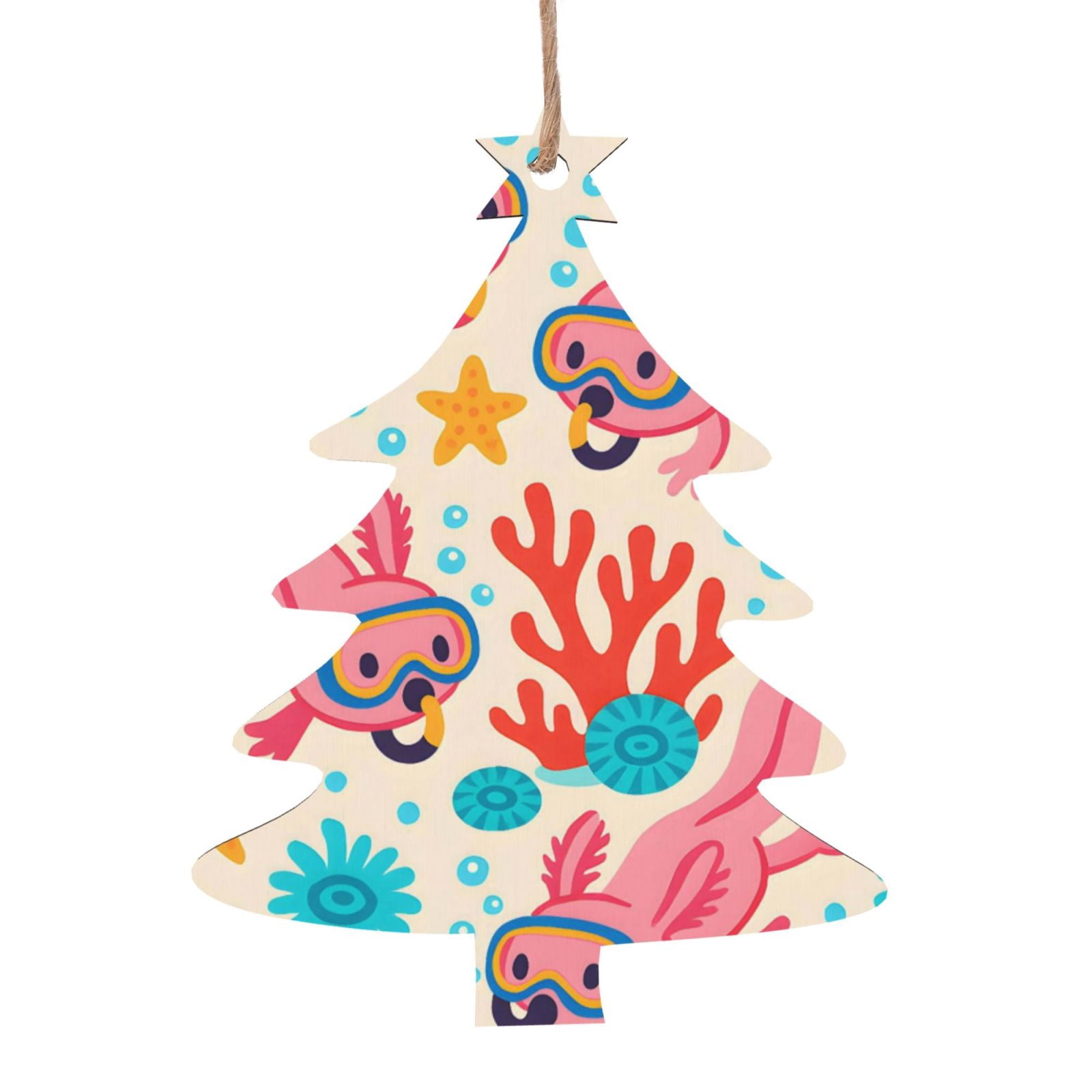 Christmas Wooden Pendant Is Not Easy To Fade Light Durable Variety Of ...