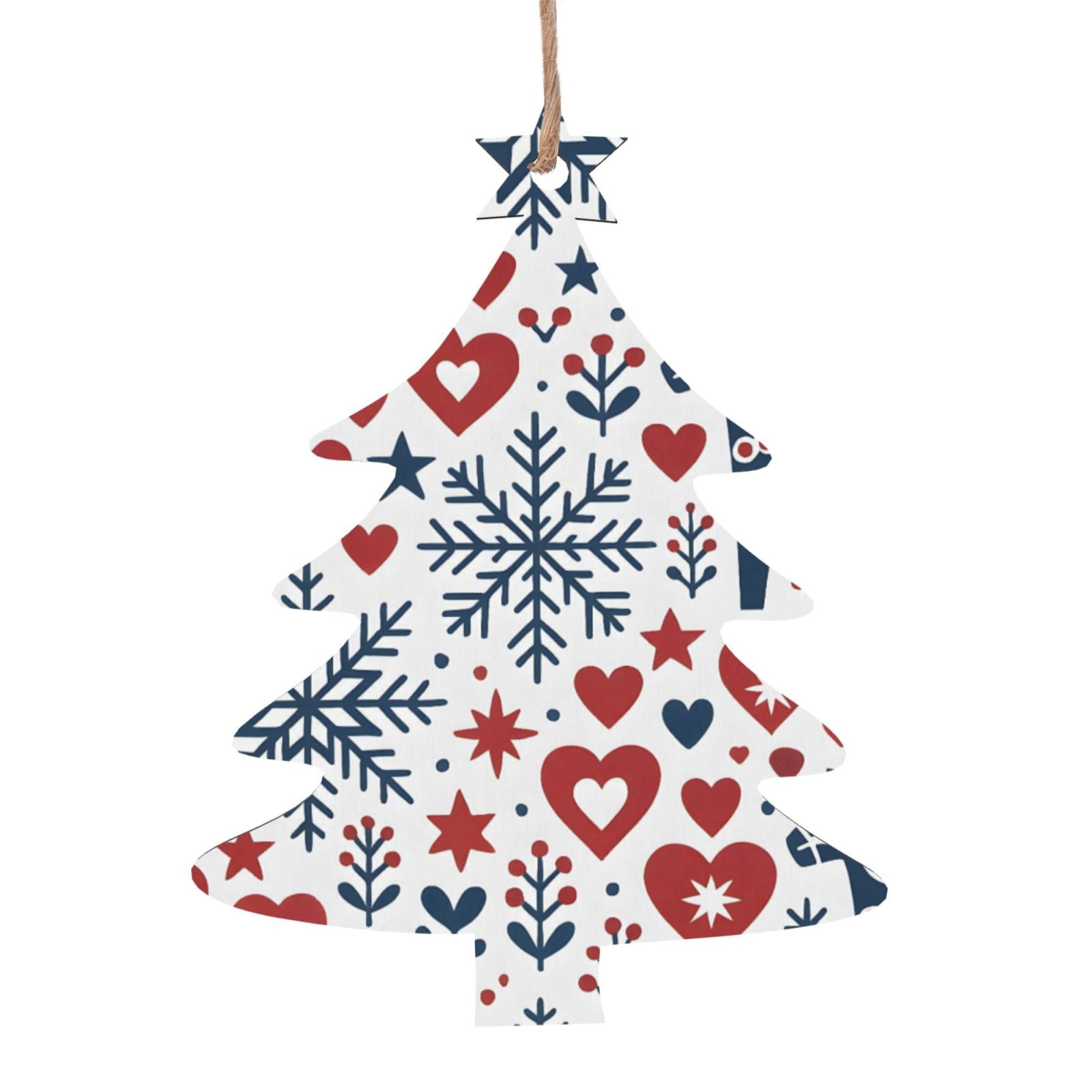 Christmas Wooden Pendant Is Not Easy To Fade Light Durable Variety Of ...