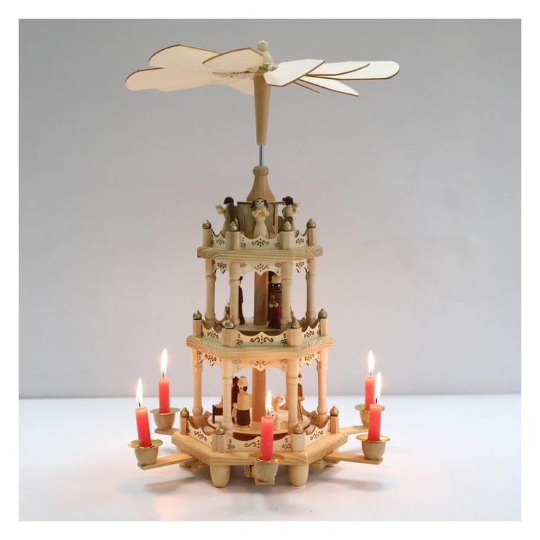 German Christmas Candle Holders