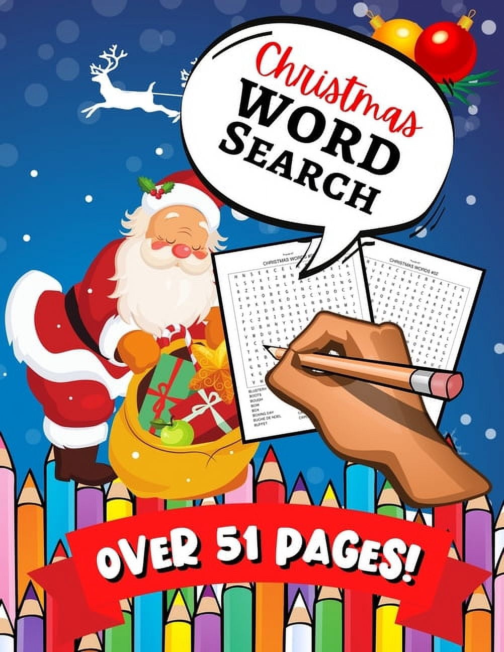 Christmas Word Search: A Fun Learning Activity Game Book For Kids ...