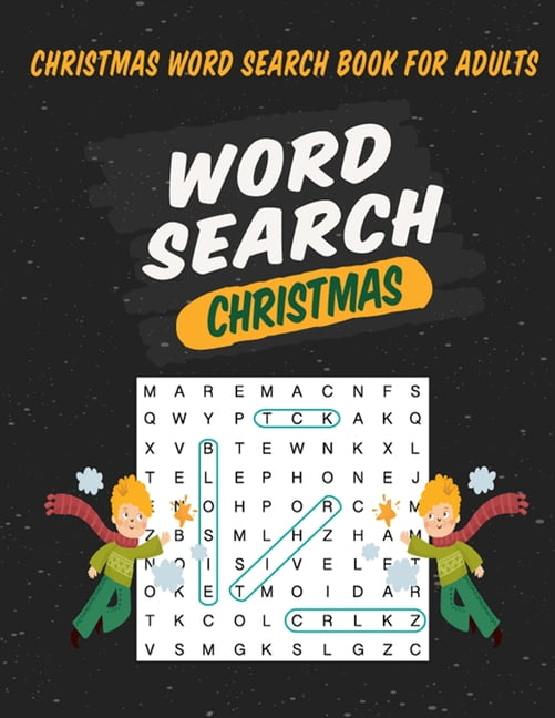 Christmas Word Search Book For Adults: Large Print Books For Adults ...