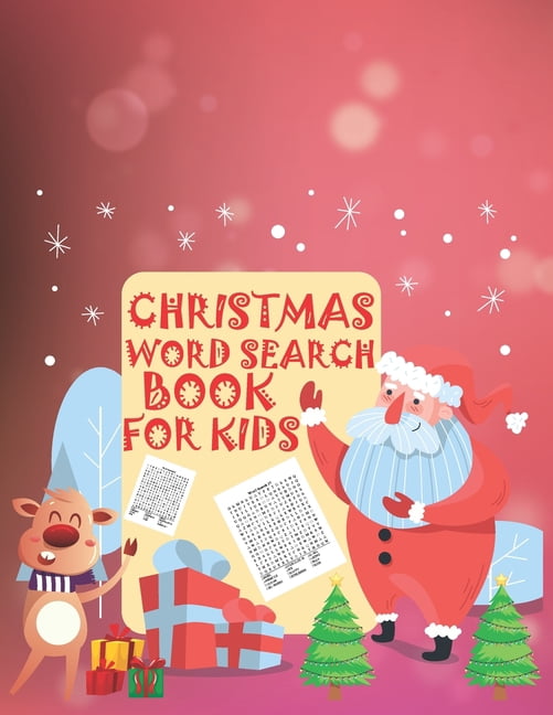 Christmas Word Search Book For Kids: 30 Easy Large Print Word Find ...