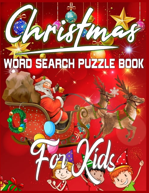 Christmas Word Search Puzzle Book For Kids: Exercise your brain and ...