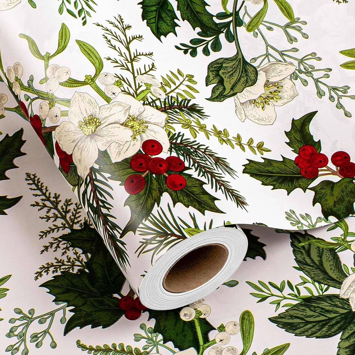 Christmas Wrapping Paper Roll - 30 In X 100 Ft (254.4 sq.ft.ttl ...