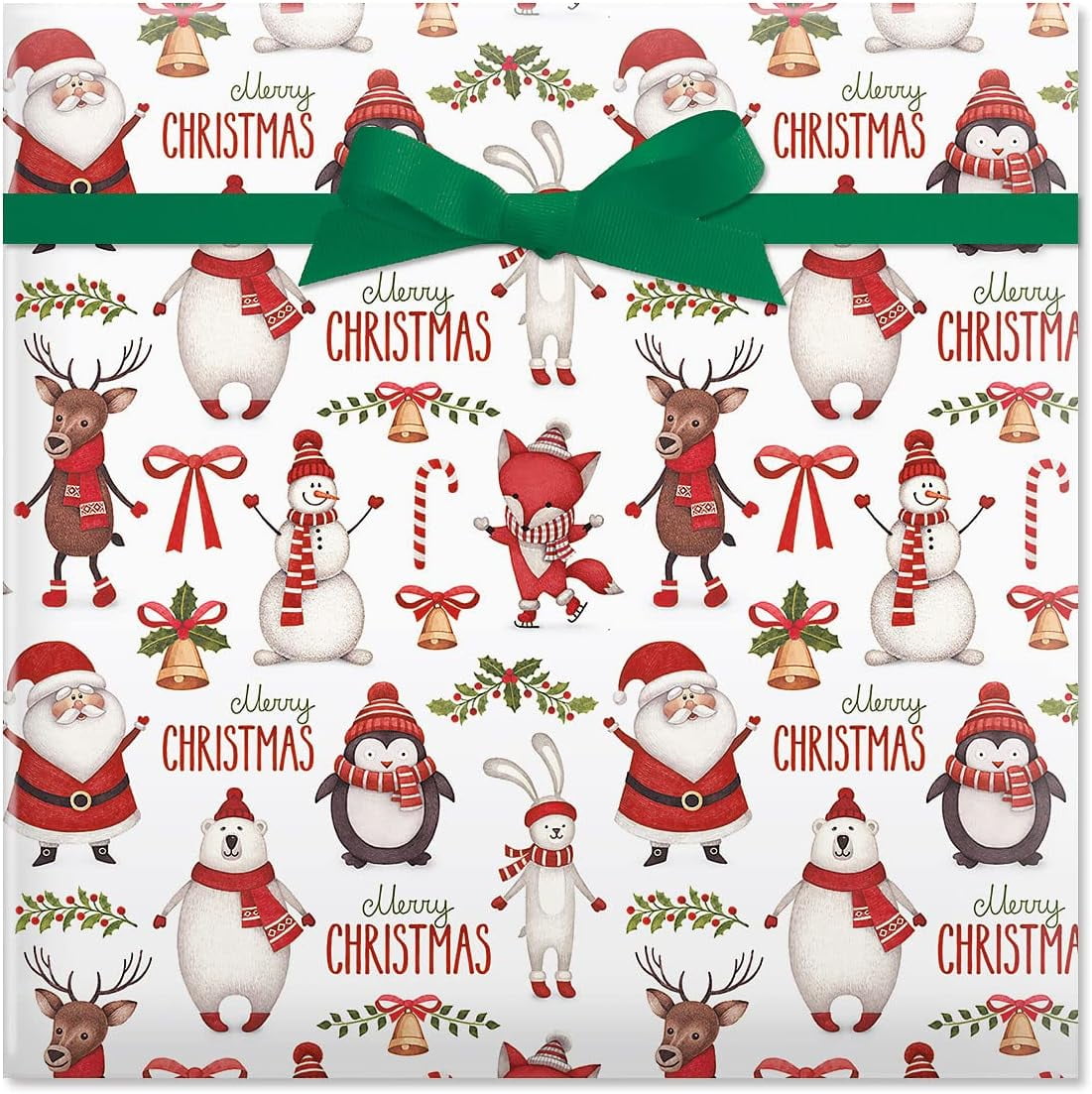 Christmas Wrapping Paper Santa Gift Wrap Paper Premium 23X58 Inch Gift ...