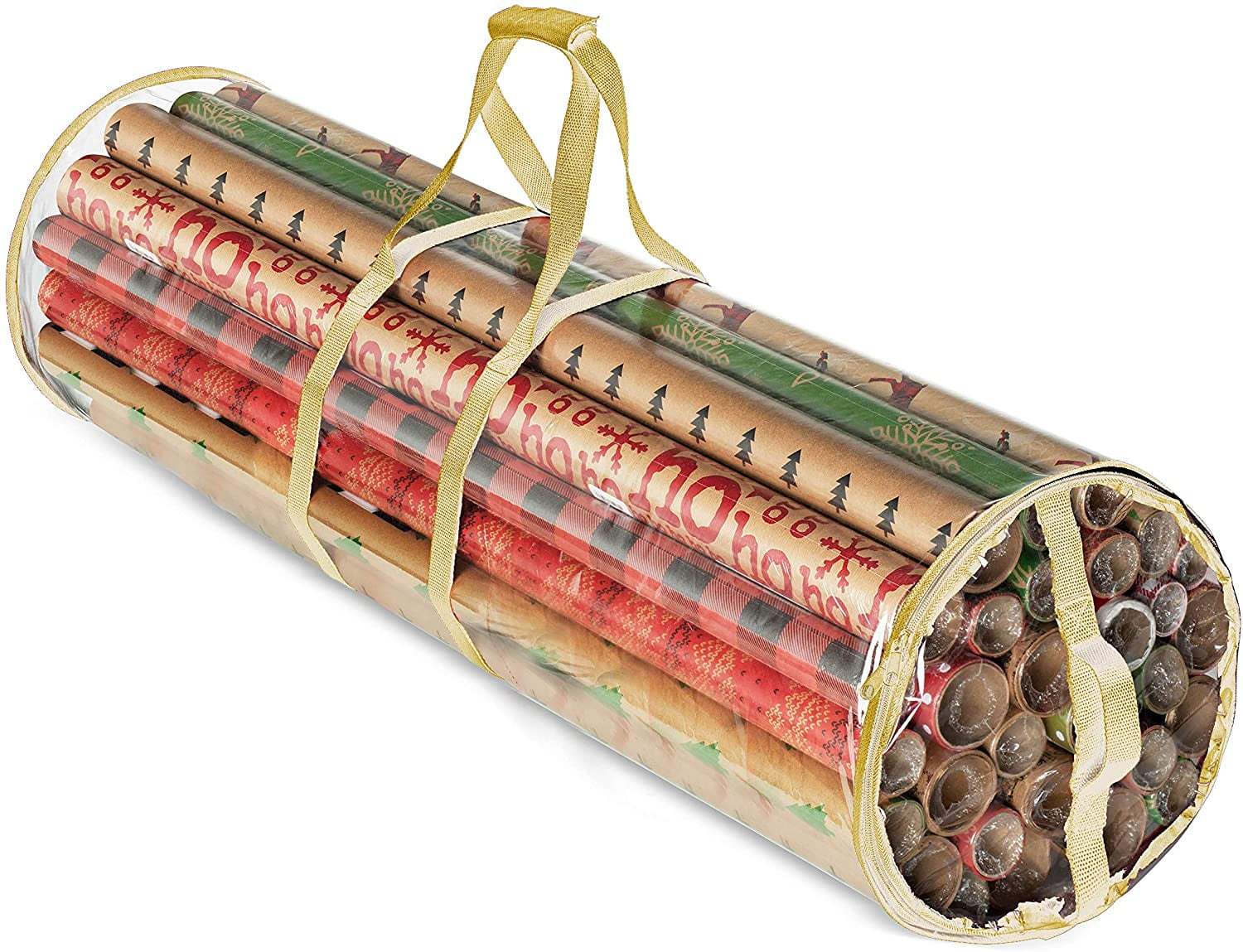 Christmas Wrapping Paper Storage Bag - Fits 14 to 20 Standard Rolls ...