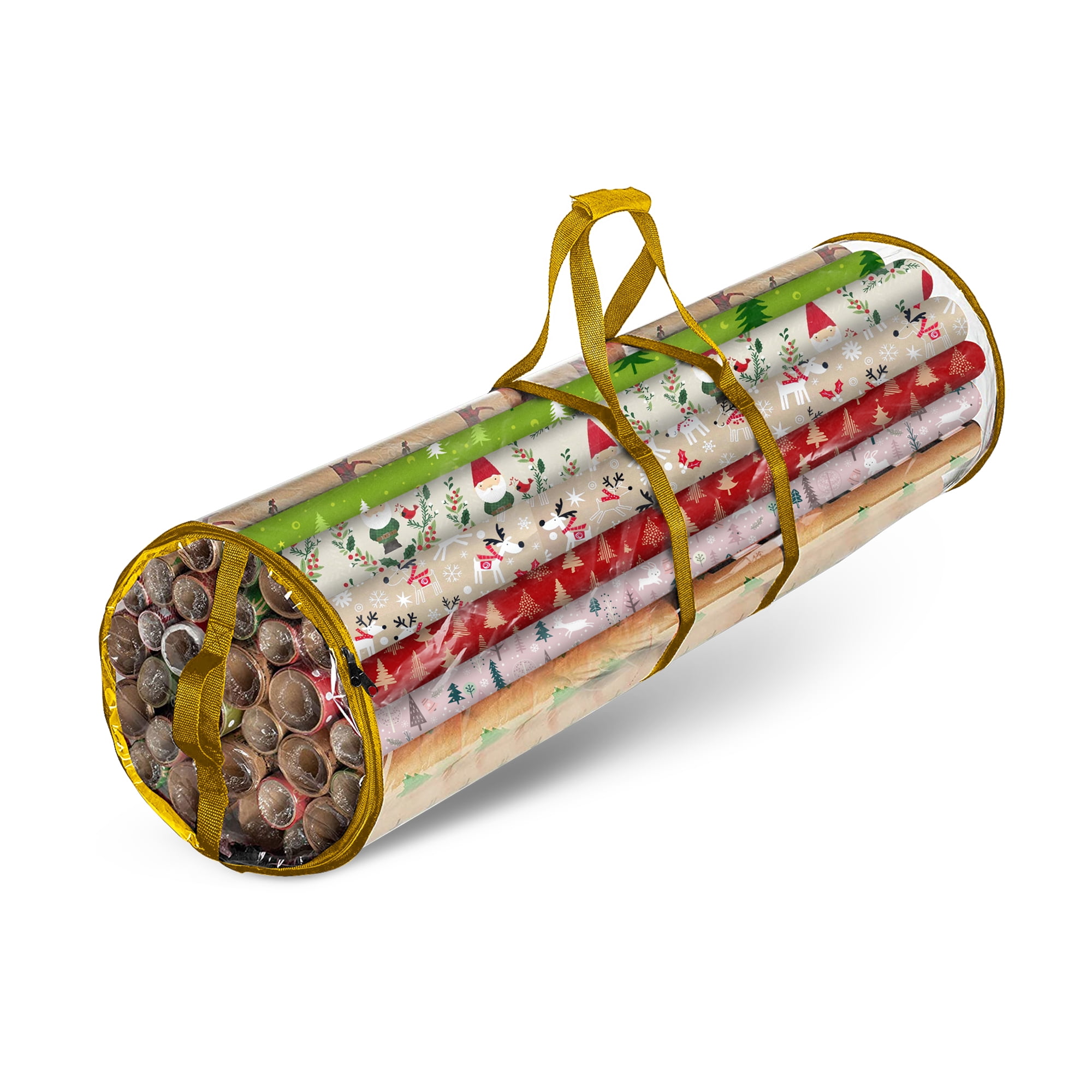 Christmas Wrapping Paper Storage Bag - Fits 14 to 20 Standard Rolls ...