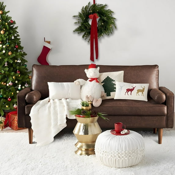 Christmas Wreath 1PC，Large Artificial WreathGrapevine Base Plastic ...