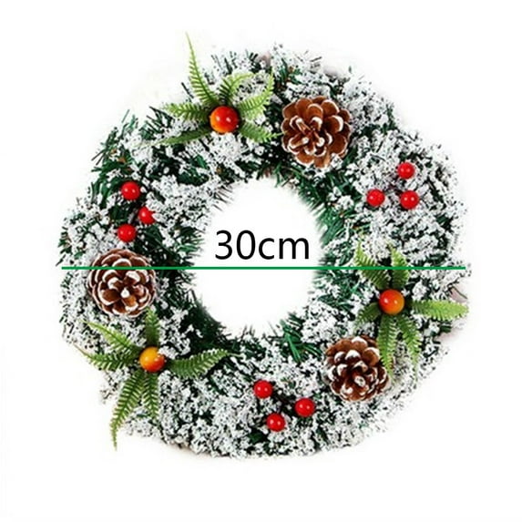 Christmas Wreath Christmas Large Wreath Door Wall Ornament Garland ...
