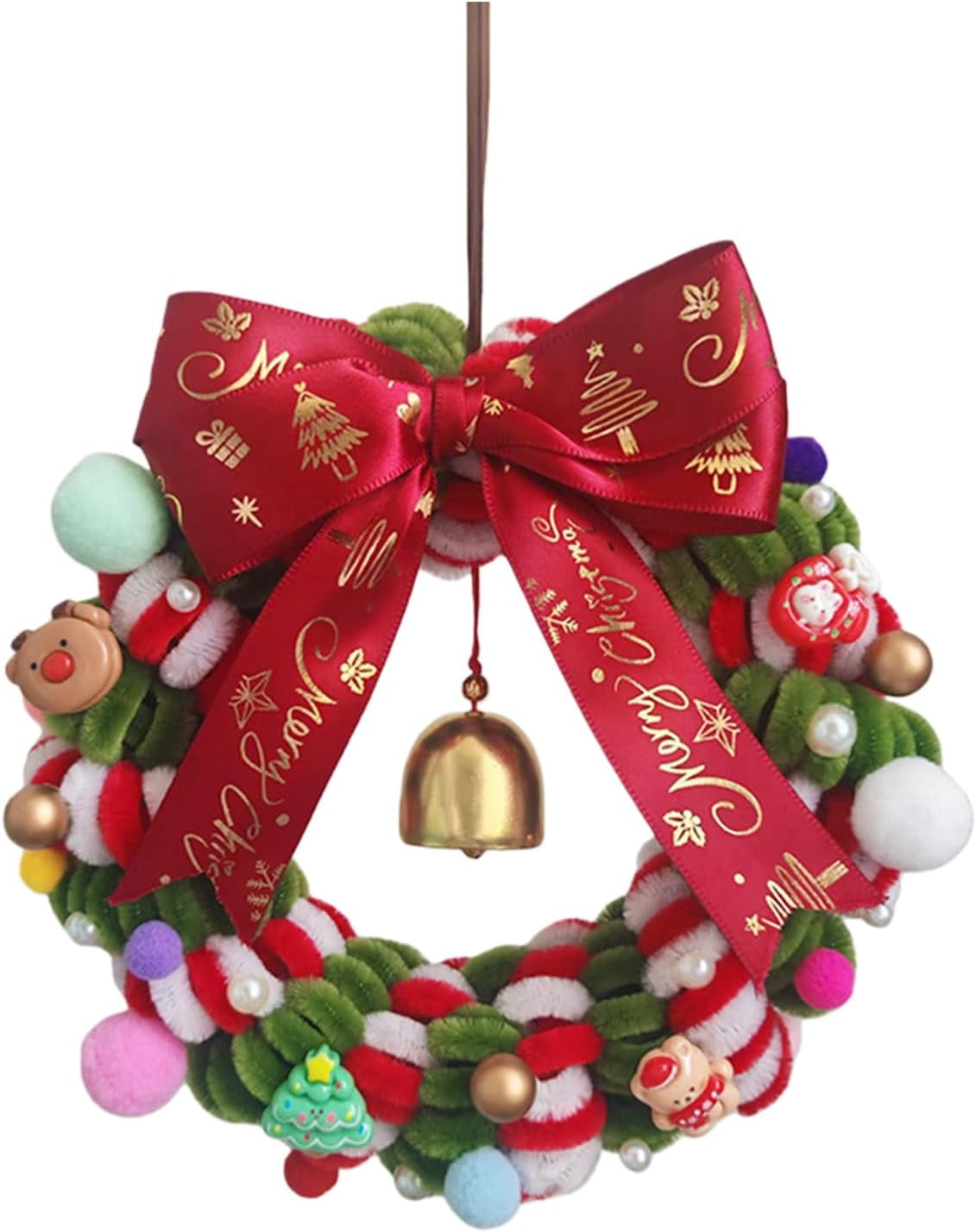 Christmas Wreath Craft Kit - Realistic Hangable Winter Decoration | DIY ...