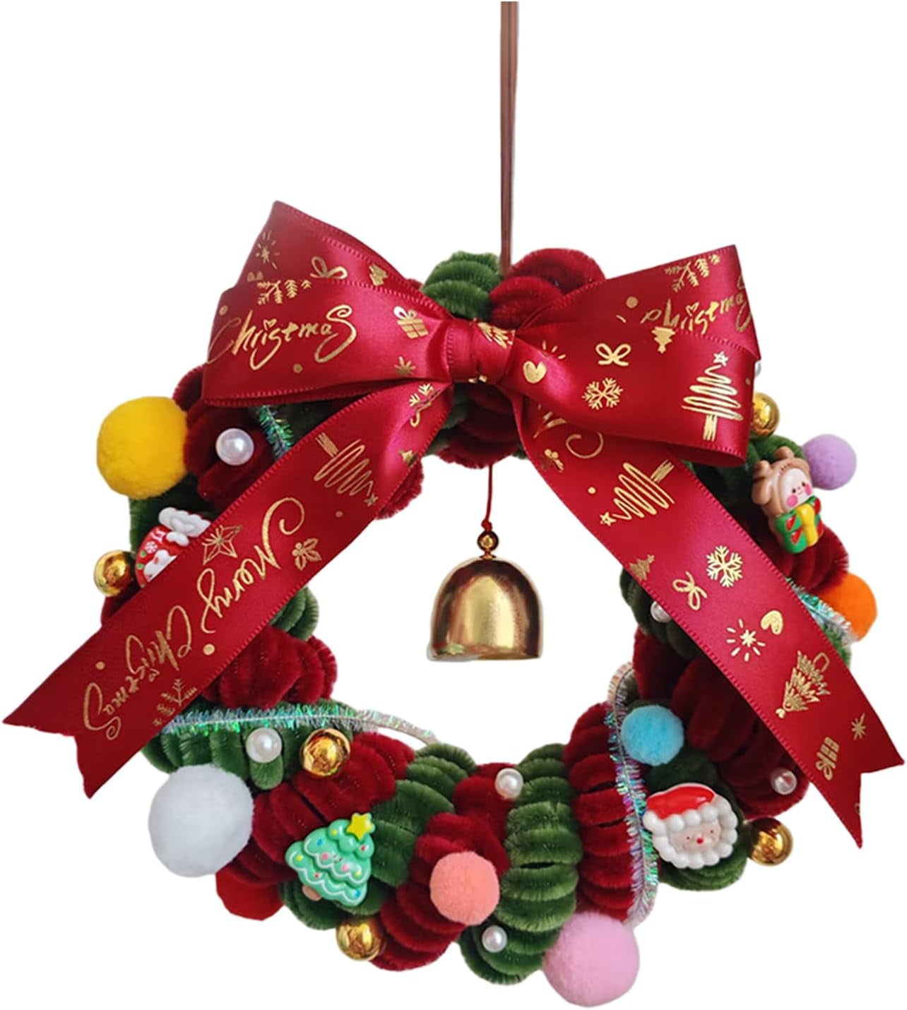 Christmas Wreath Craft Kit - Realistic Hangable Winter Decoration | DIY ...