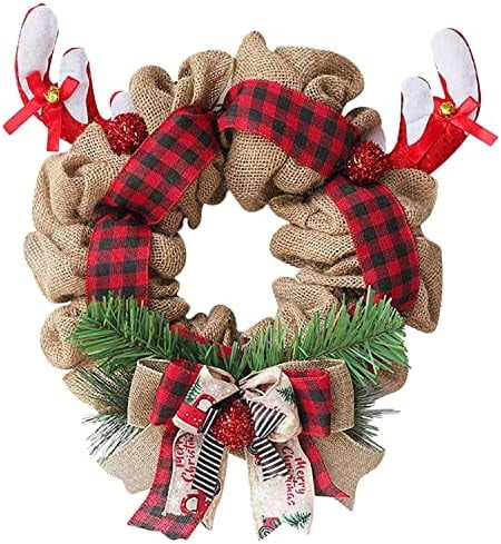 Christmas Wreath Decorations 20 Inch, Christmas Door Wreath Farmhouse ...