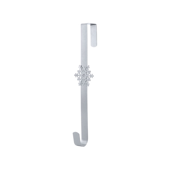 Christmas Wreath Hanger for Front Door, Metal Over The Door Hook with ...