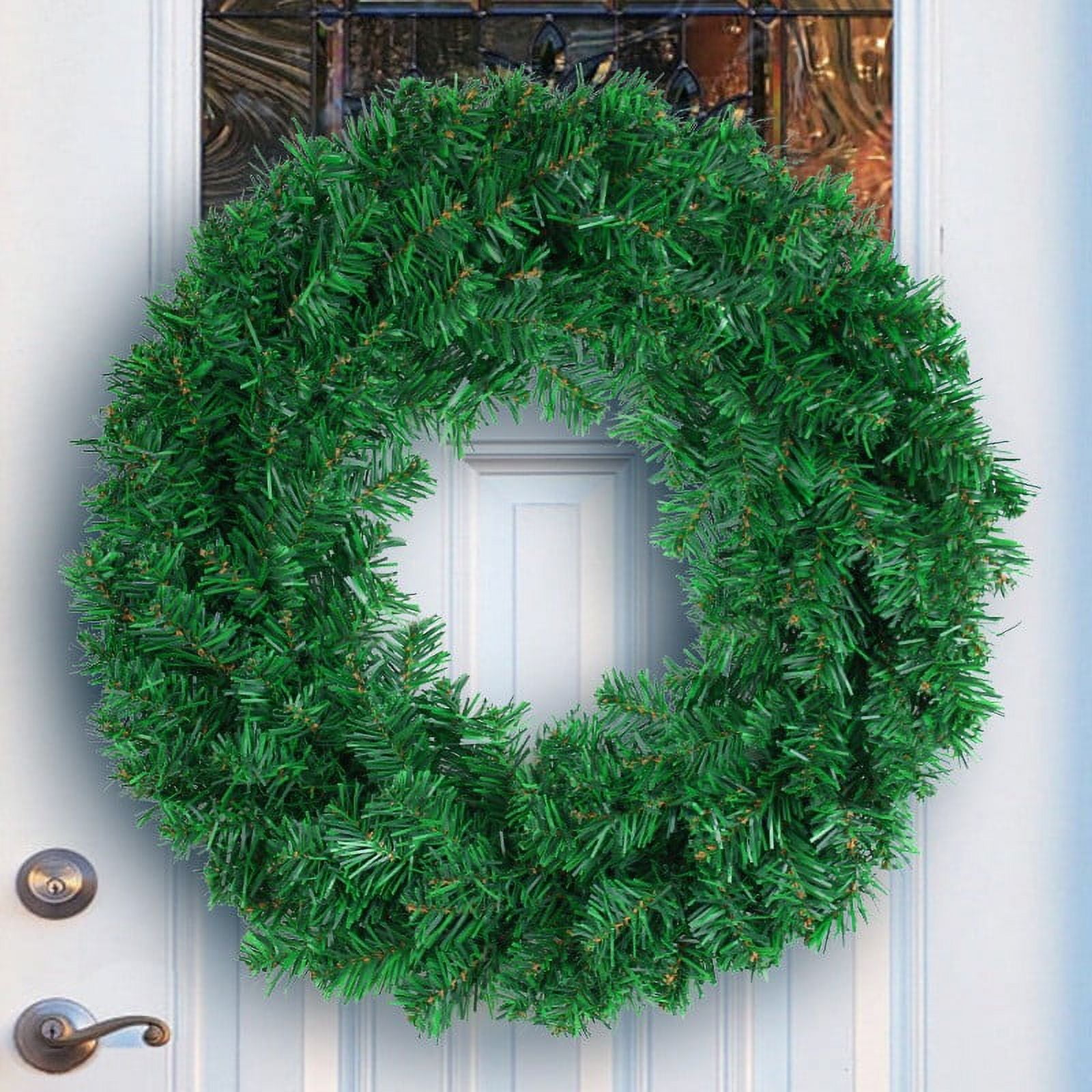 Christmas Wreath,Pvc Wreath Door Hanging Christmas Decoration,Christmas ...