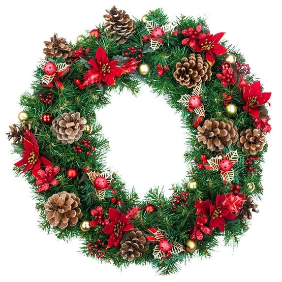 Christmas Wreaths -Winter Wreaths Christmas Decorations for Front Door ...