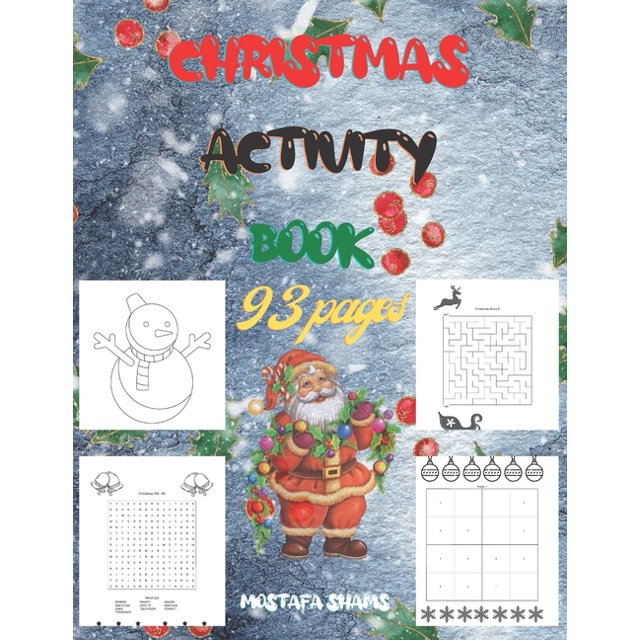 Christmas activity Book 93 pages: A Festive activity Book, Christmas ...