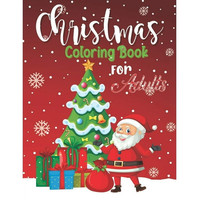 Christmas adult coloring book : Beautiful Christmas holiday coloring ...