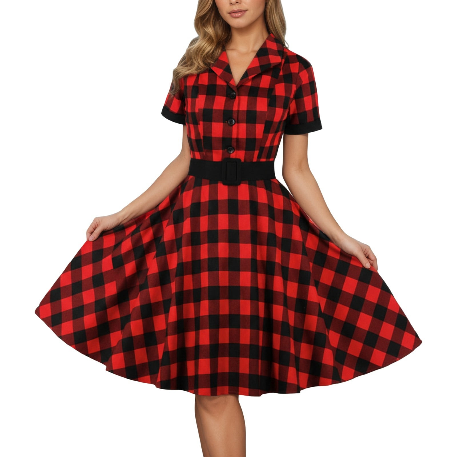 Christmas clothes Christmas decorations Elegant European Retro Plaid ...