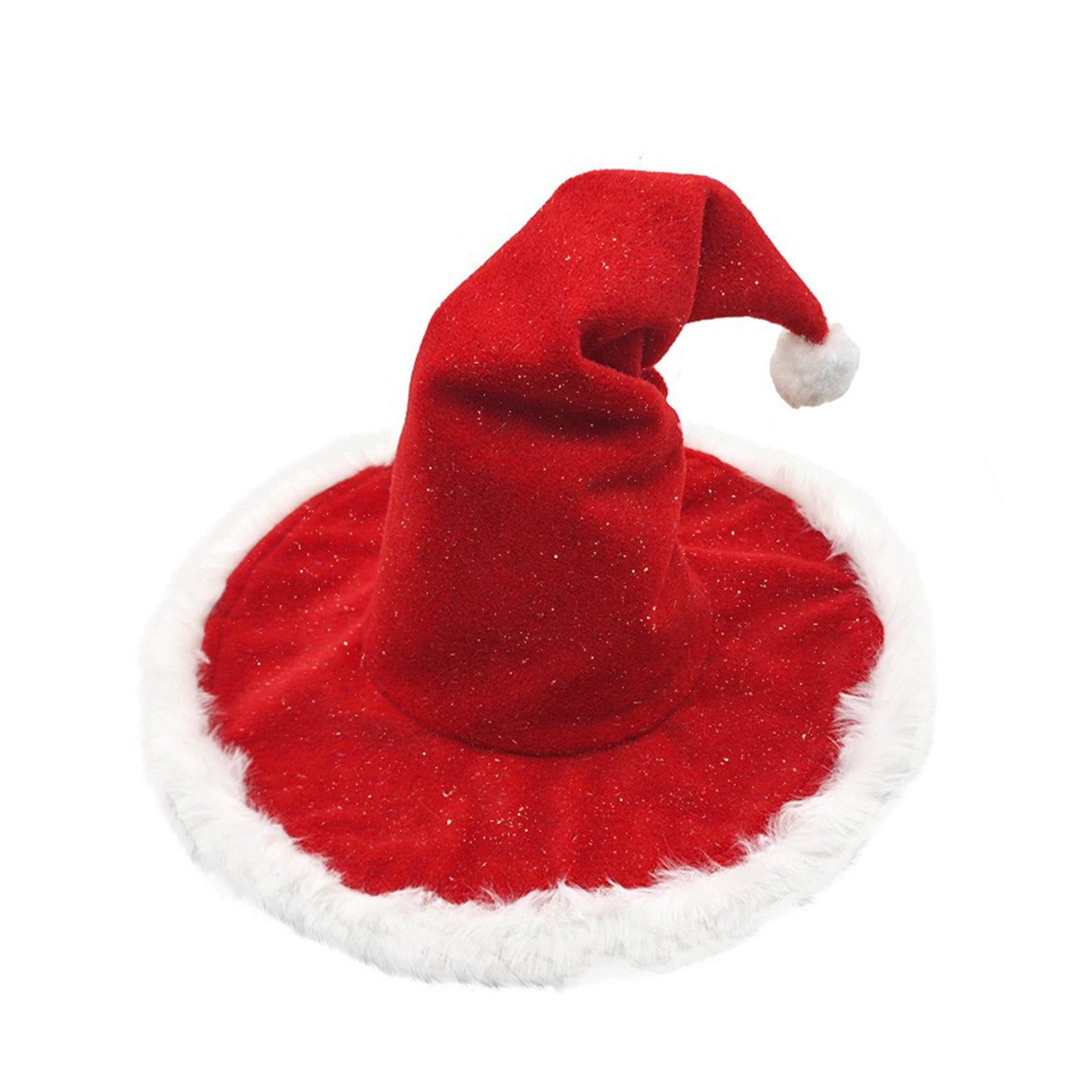 Christmas clothes Christmas decorations Elegant Hat With Velvet Trim ...