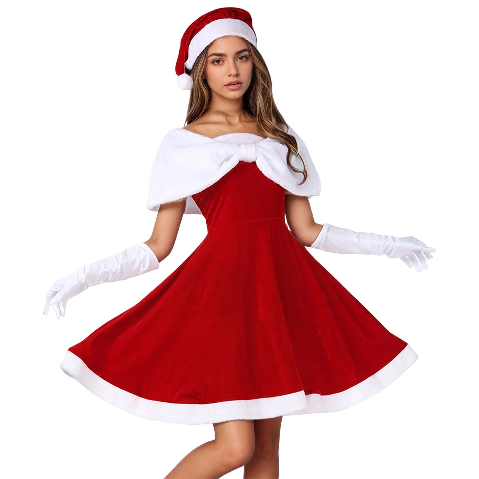 Christmas clothes Christmas decorations Elegant Style Dress For Autumn ...