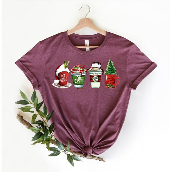 Christmas coffee Shirt,Christmas T-shirt,Christmas Family Shirt ...