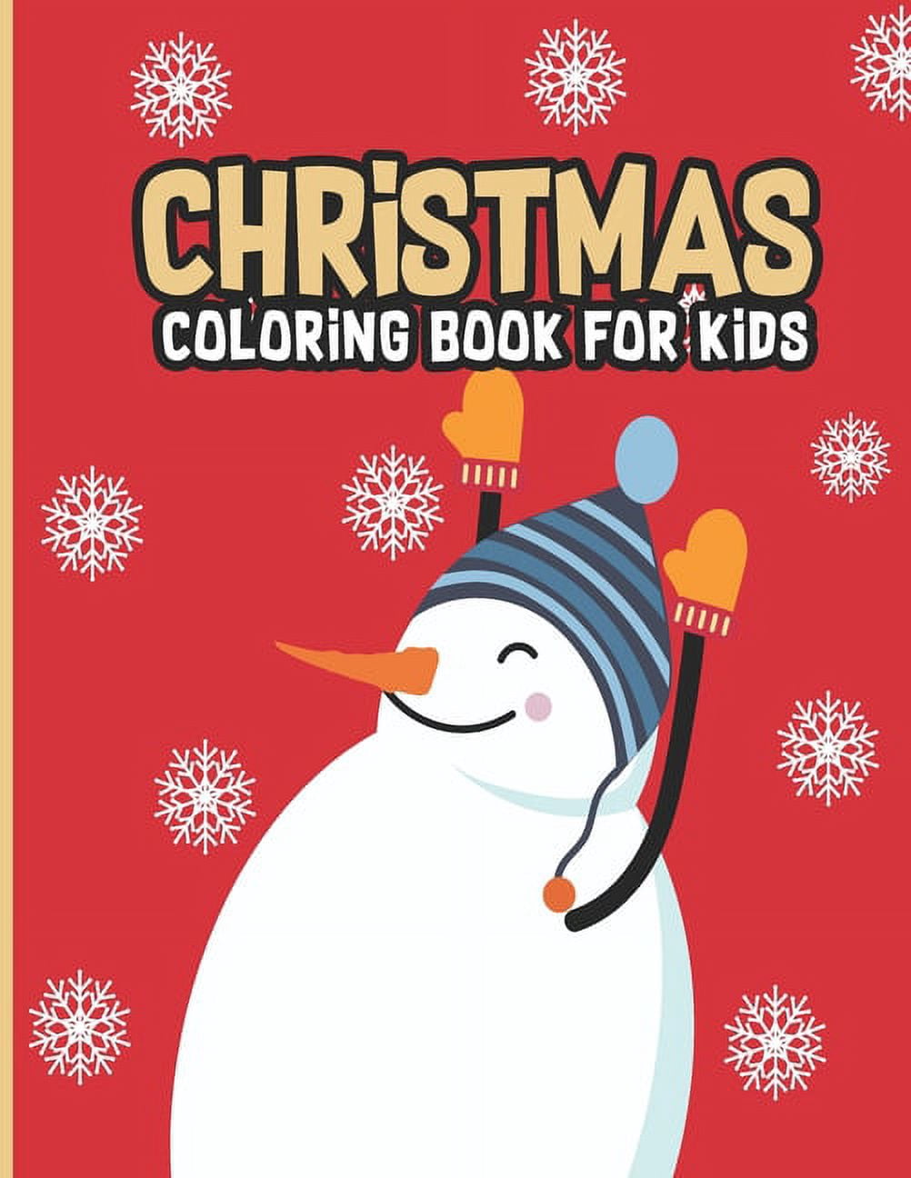 Christmas coloring book for kids : 50 Cute Drawings to Color for Kids ...