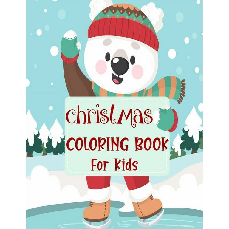 merry christmas words coloring book pages