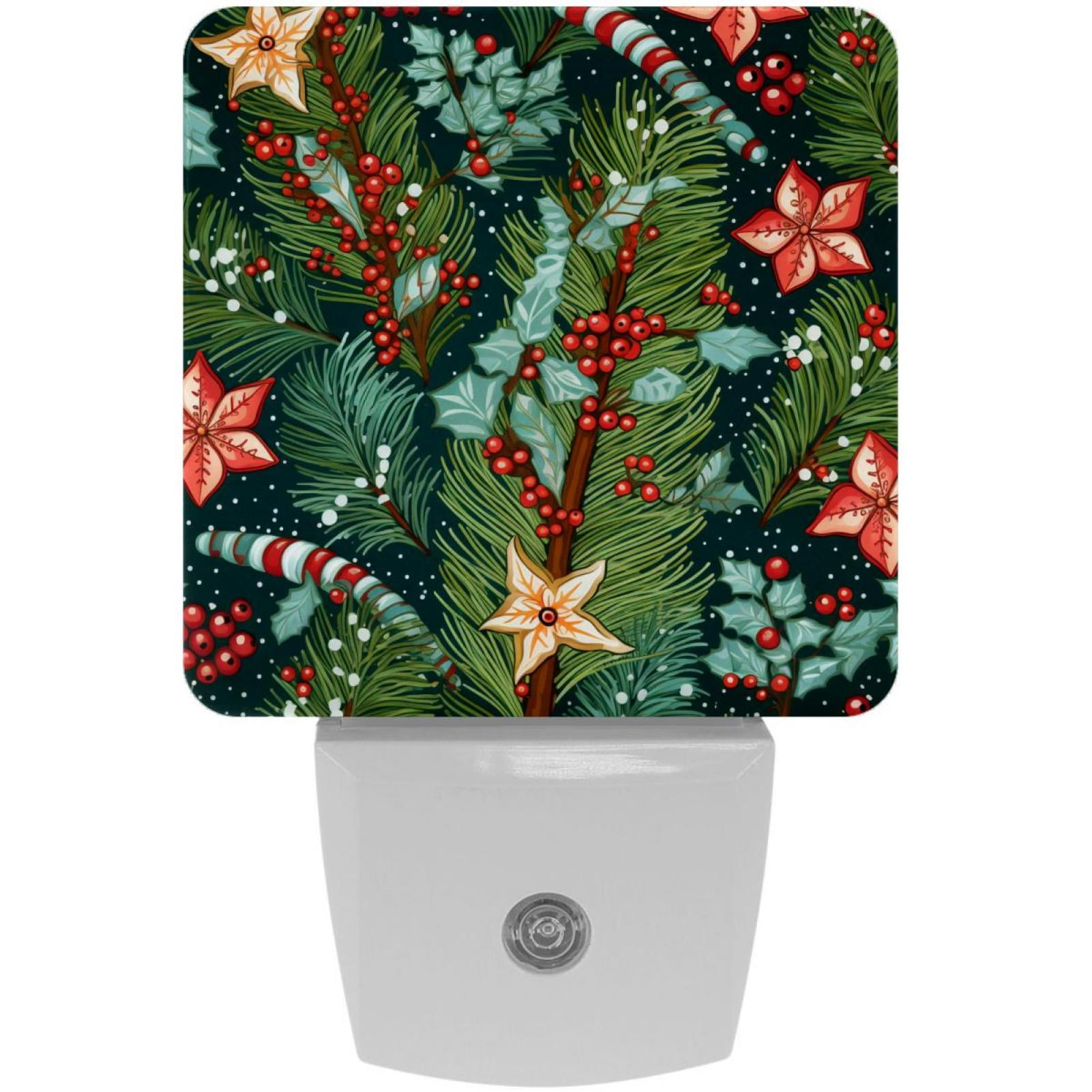 Christmas crutches LED Square Night Lights - Modern and Versatile Plug ...