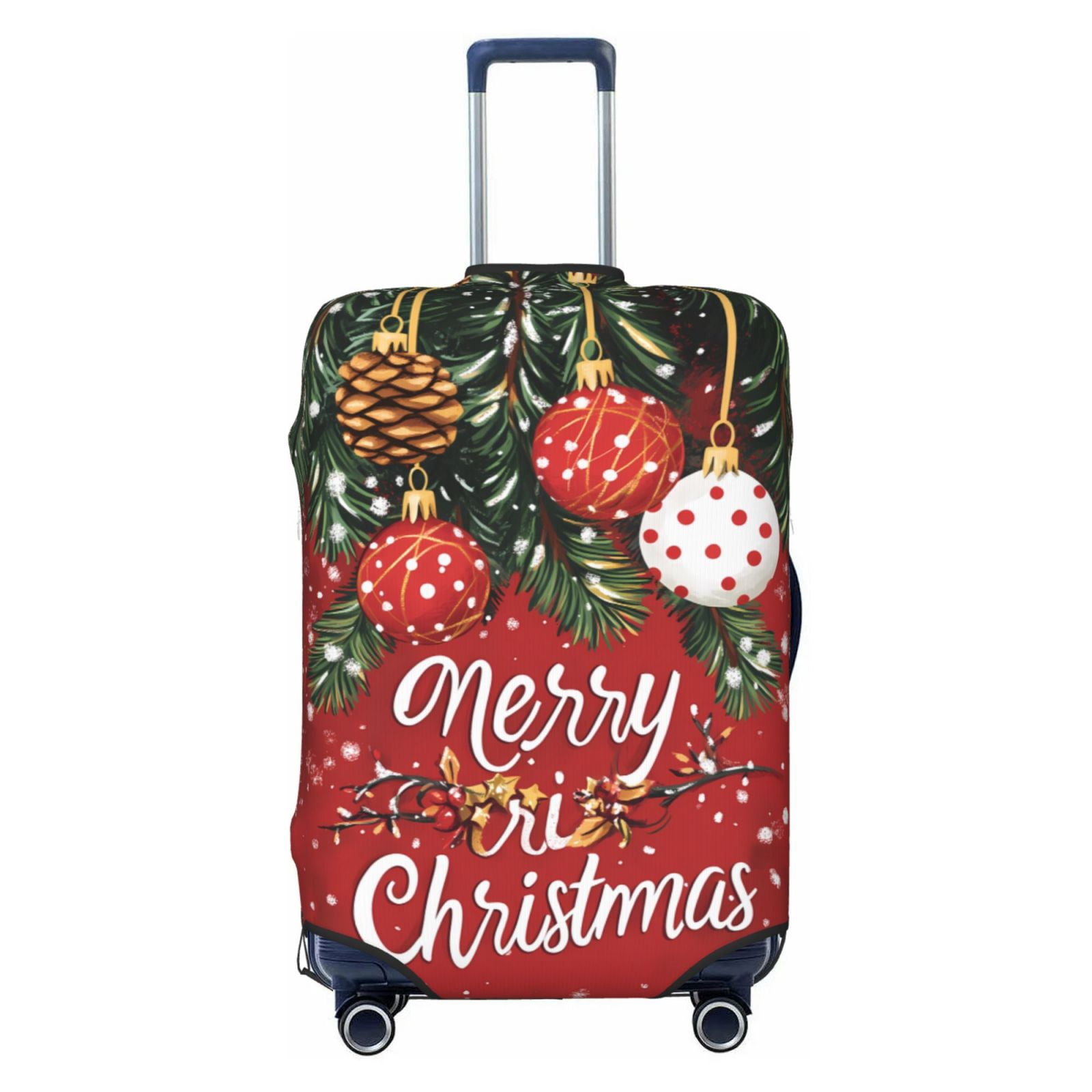 Christmas cute colorful decorative balls Travel Luggage Cover Protector ...