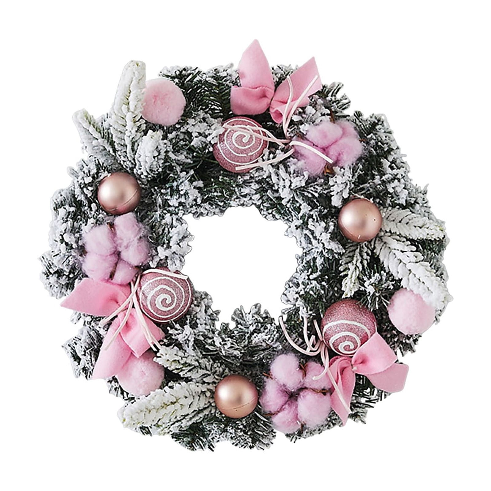 Christmas door wreath - A realistic decoration suitable for both indoor ...