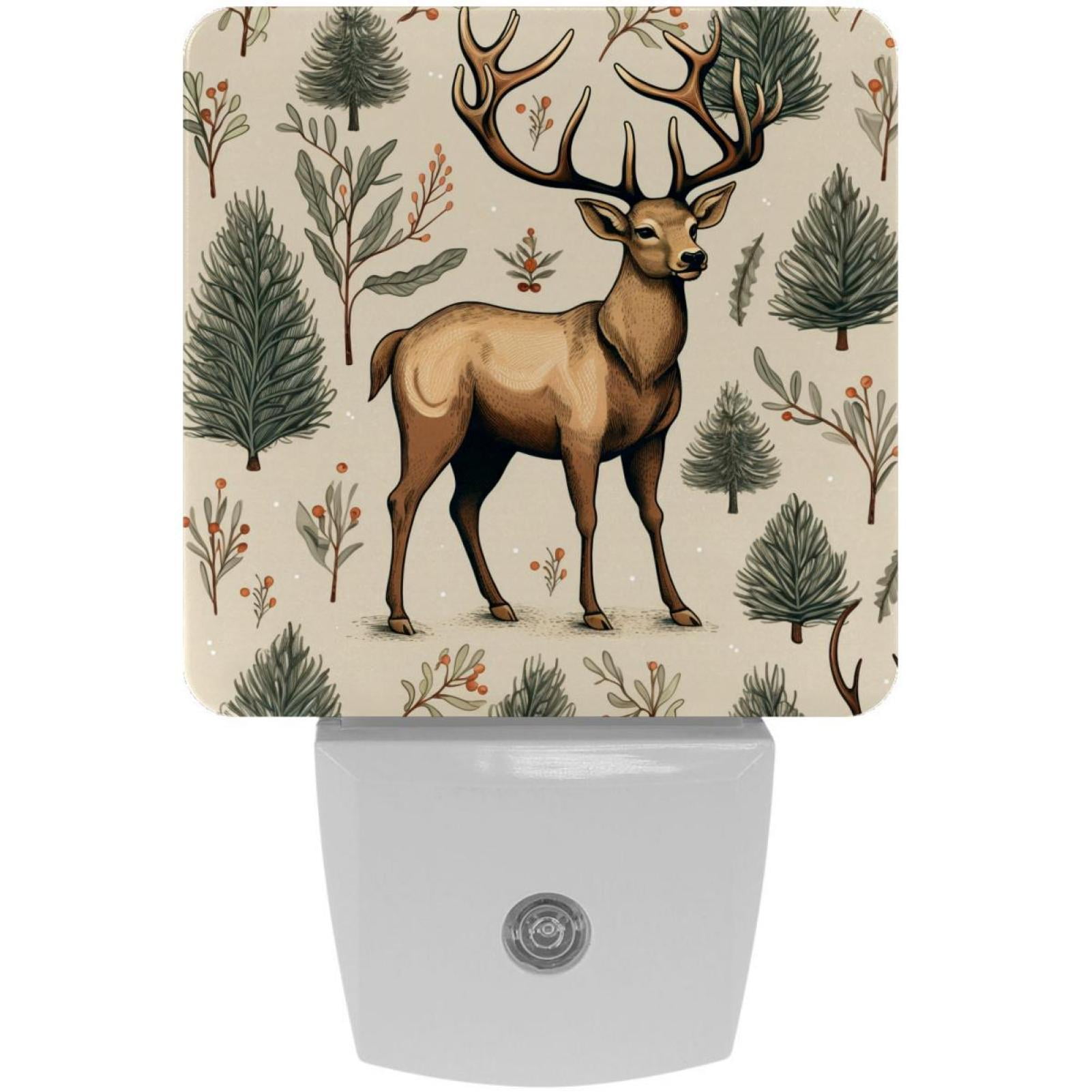 Christmas elk LED Square Night Lights - Stylish and Functional ...