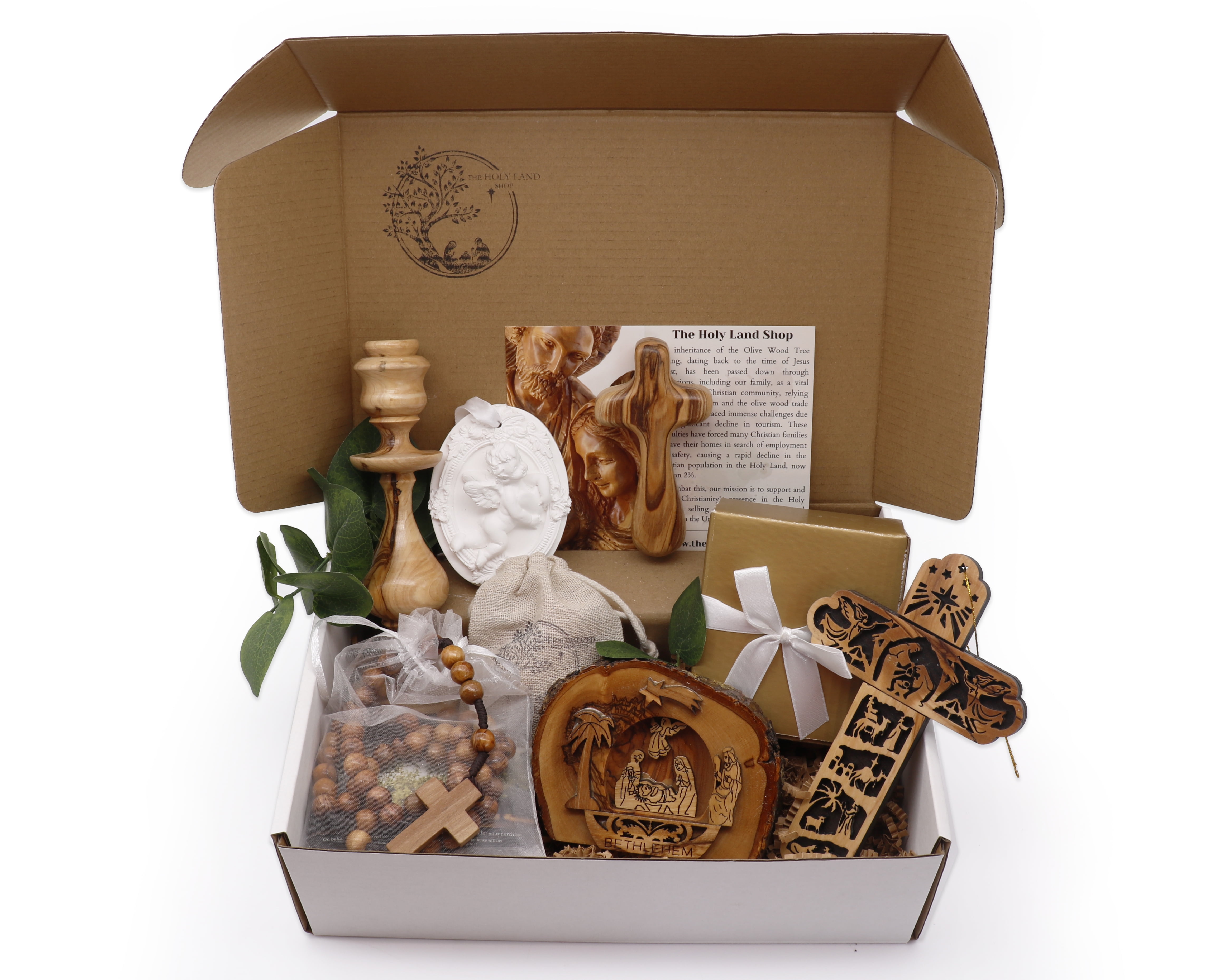 Christmas gift basket |Personalized Catholic Gift box |Religious gift ...