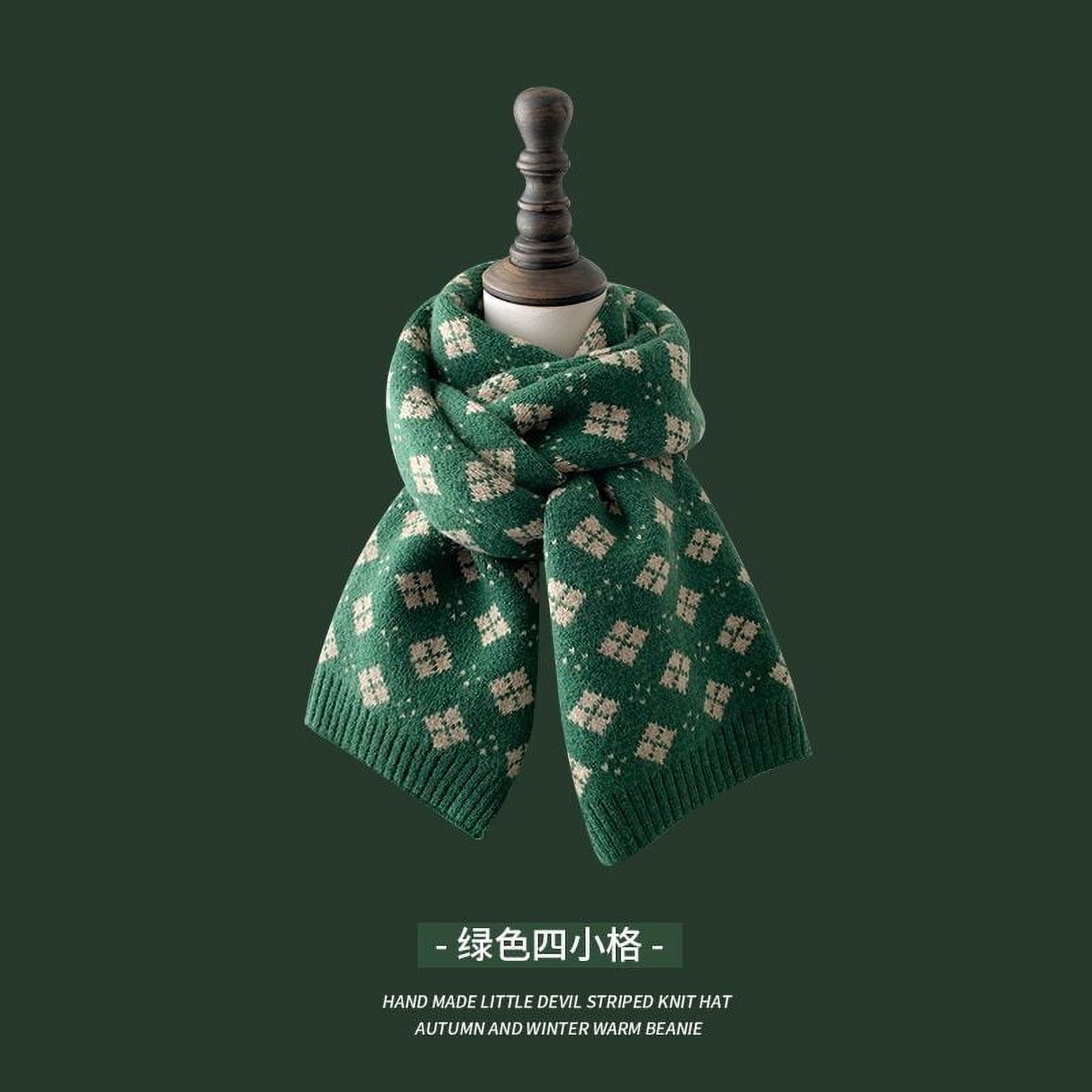 Christmas gift red scarf women's winter versatile high-end scarf ...
