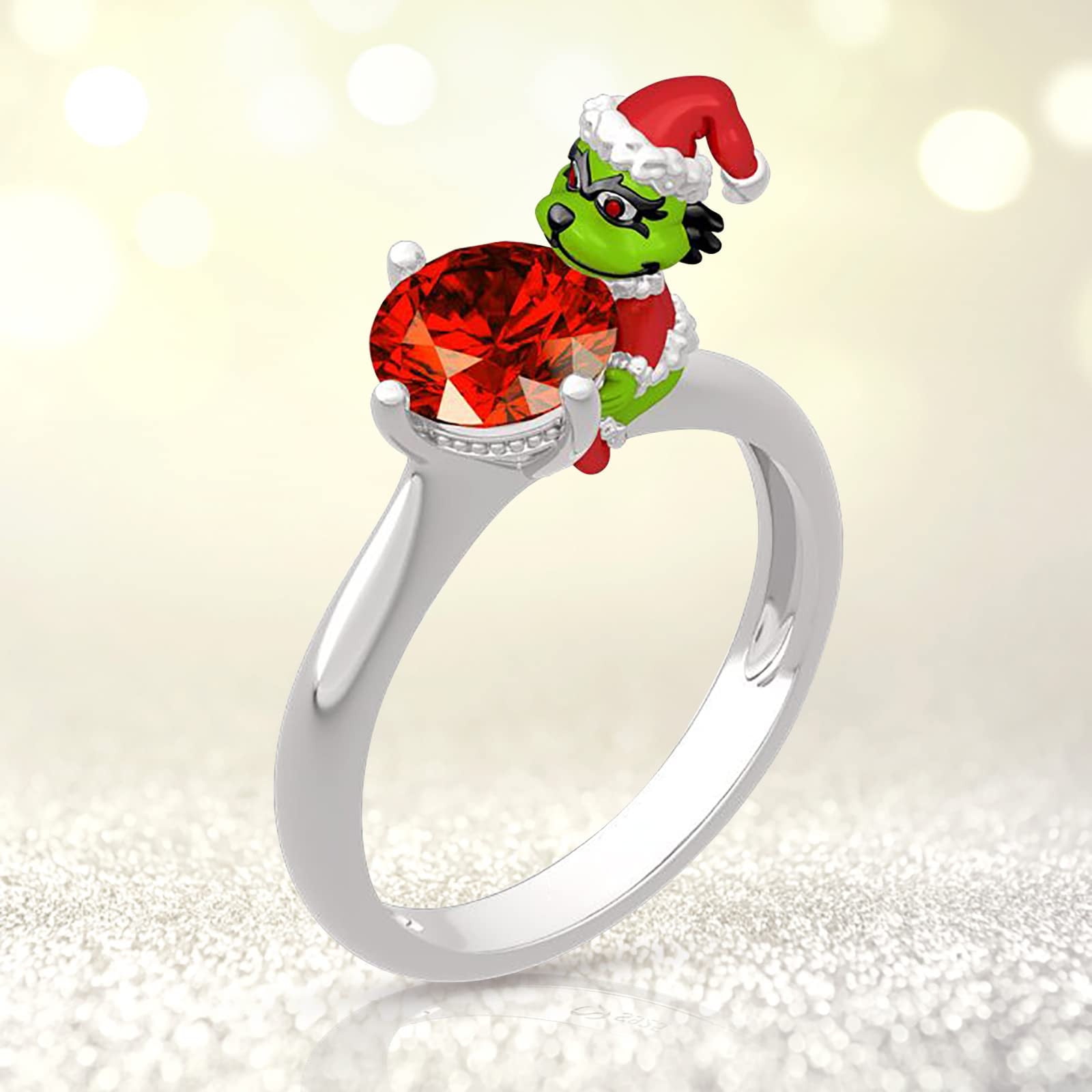 Christmas gift savings Lunuaoe Grinch Christmas Decor, Christmas Green ...