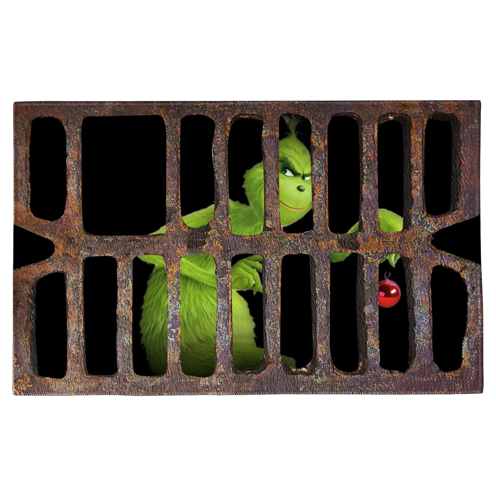 Lunuaoe Grinch Christmas Decorations, Christmas Carpet Cartoon ...