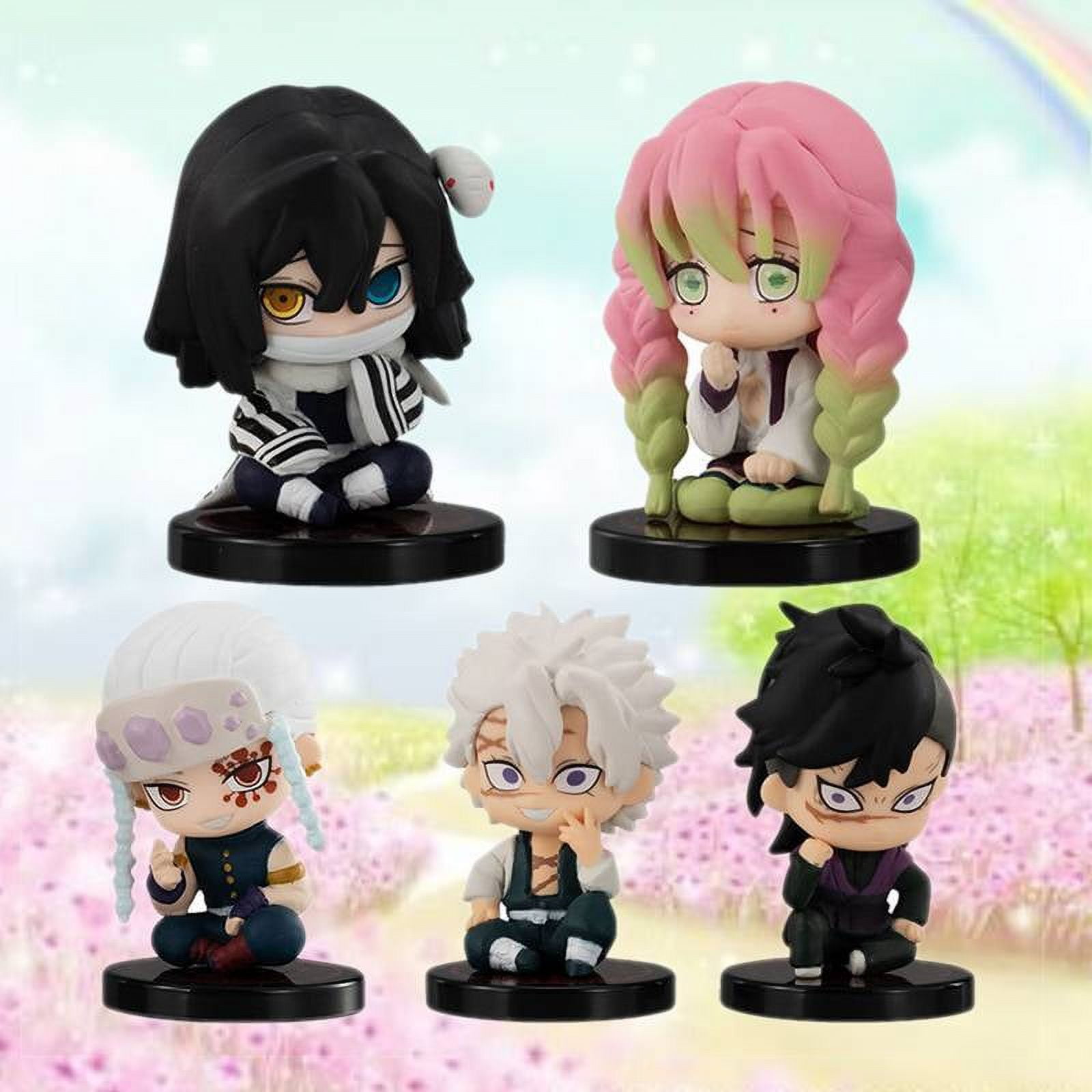 Christmas gifts Wivi 5 Anime demon slayer Cute Figure Toys Tanjirou ...