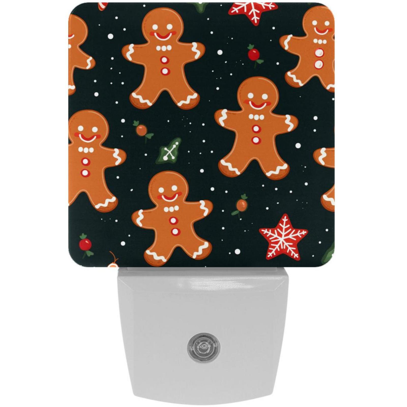 Christmas gingerbread man LED Square Night Lights - Compact and ...