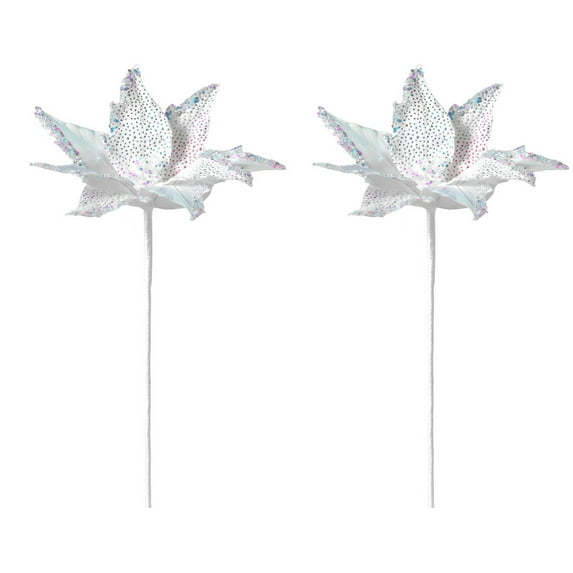 Christmas glitter Christmas flower Christmas tree decoration ...