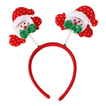 TureClos Christmas Hat Headband Universal Pointed Caps Hair Band Xmas ...