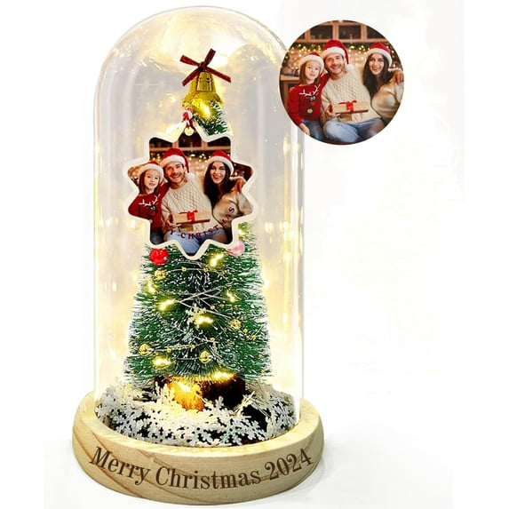 Christmas izable Gifts - Personalized Christmas Tree Photo Dome with ...