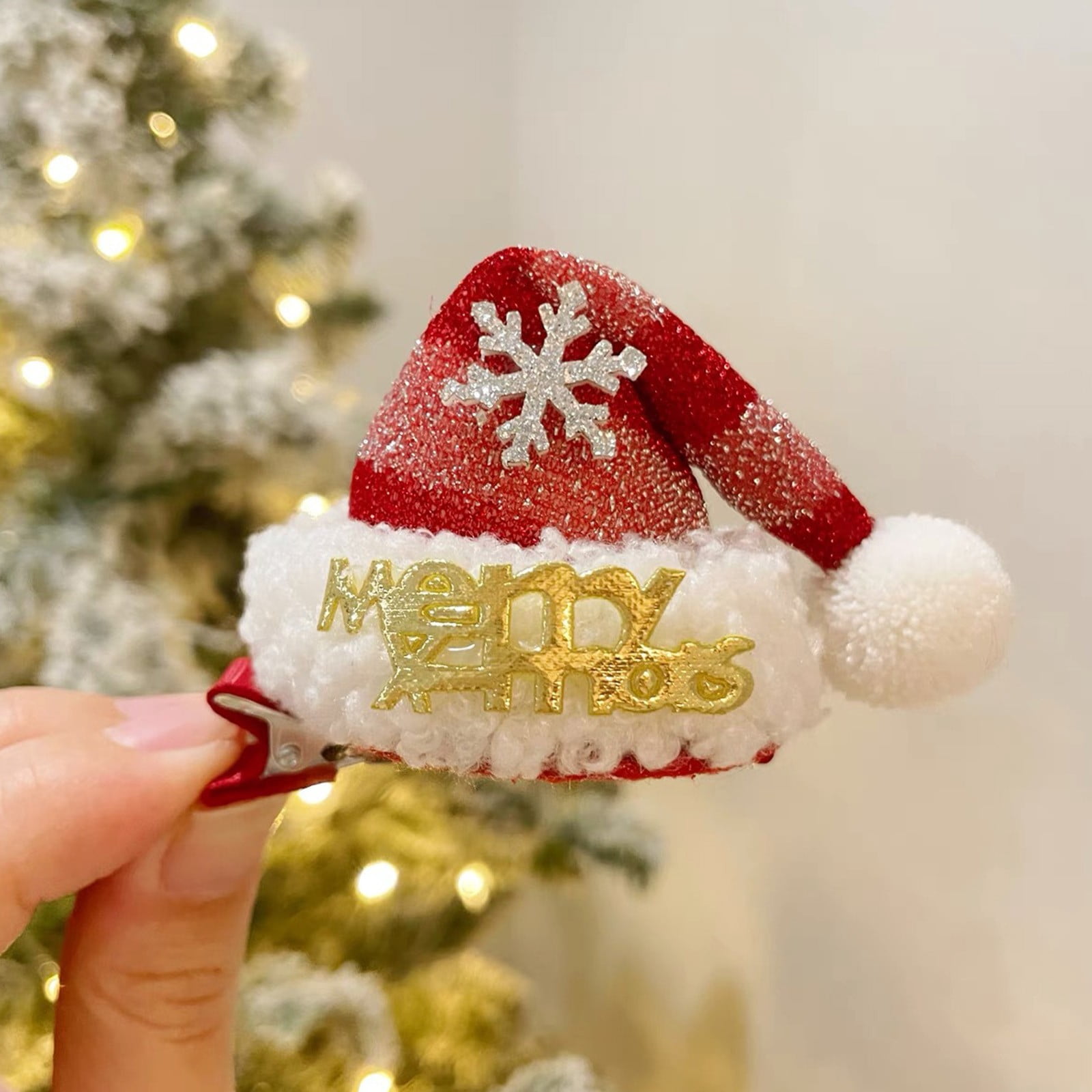 Christmas Hair Clips,Holiday Hair Clips Cute Girls Hair Clips Girls ...
